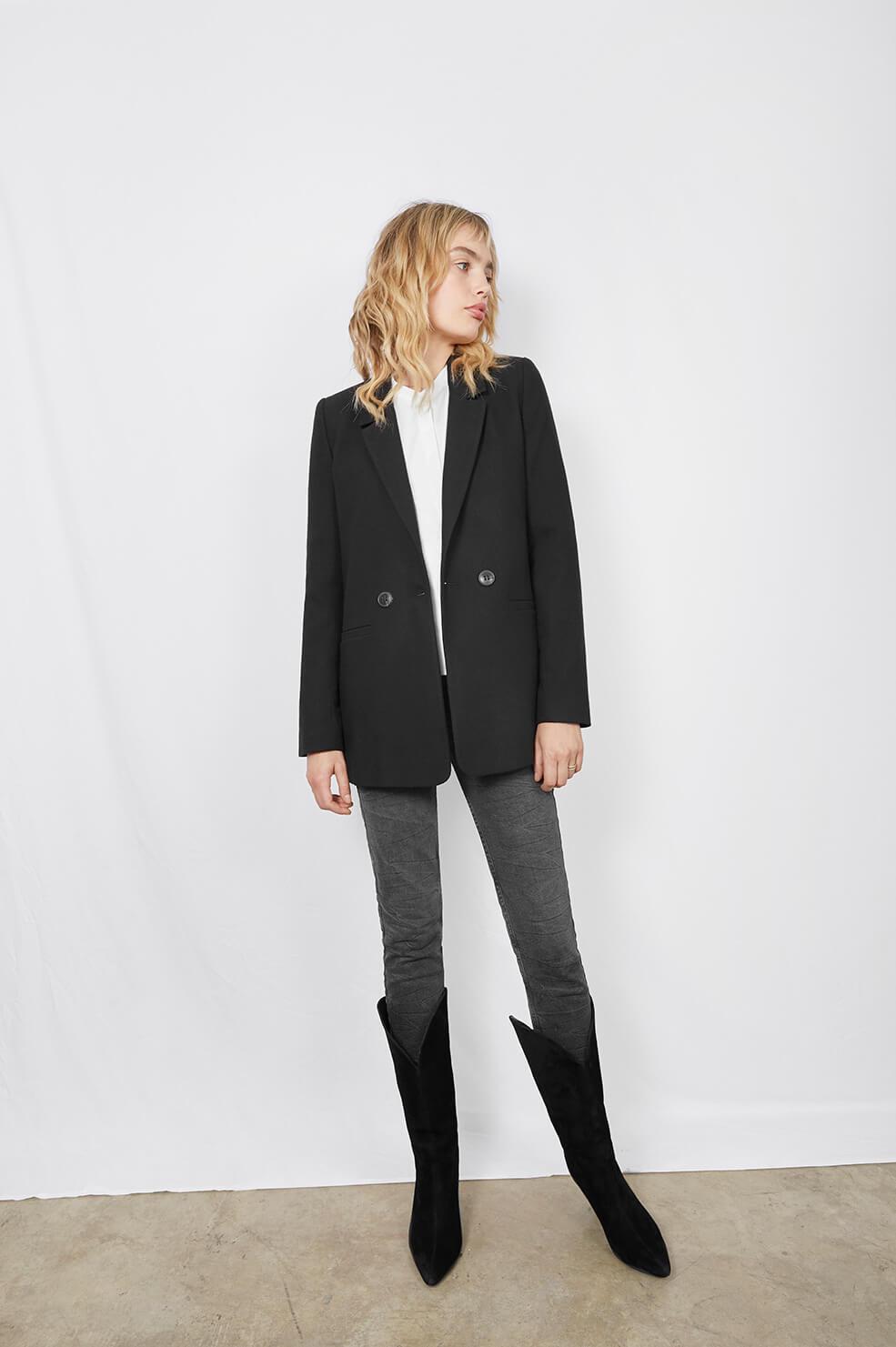 Anine Bing Blazer Madeleine - Noir pour Femme Anine Bing Blazer Madeleine - Noir pour Femme