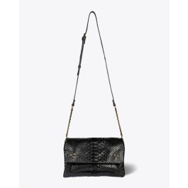 Jérôme Dreyfuss Collection Charly M Python Noir pour Femme