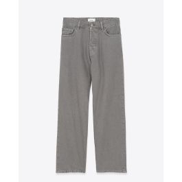 Betty Haikure Jeans – Lead Grey Wide-Leg Denim
