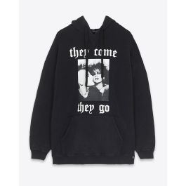 R13 They Come They Go R13 Hoodie - Acid Black