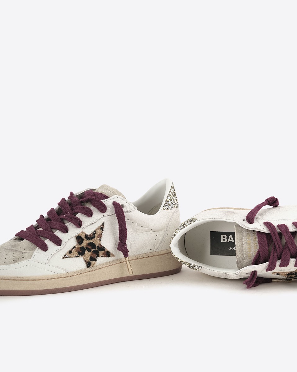 Sneakers Ball Star Golden Goose léopard SS26 | La Grande Boutique
