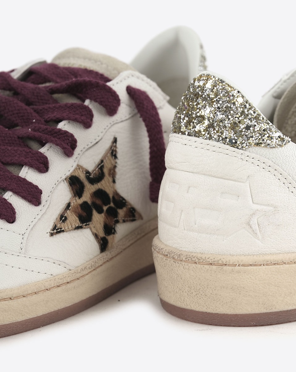 Sneakers Ball Star Golden Goose léopard SS26 | La Grande Boutique