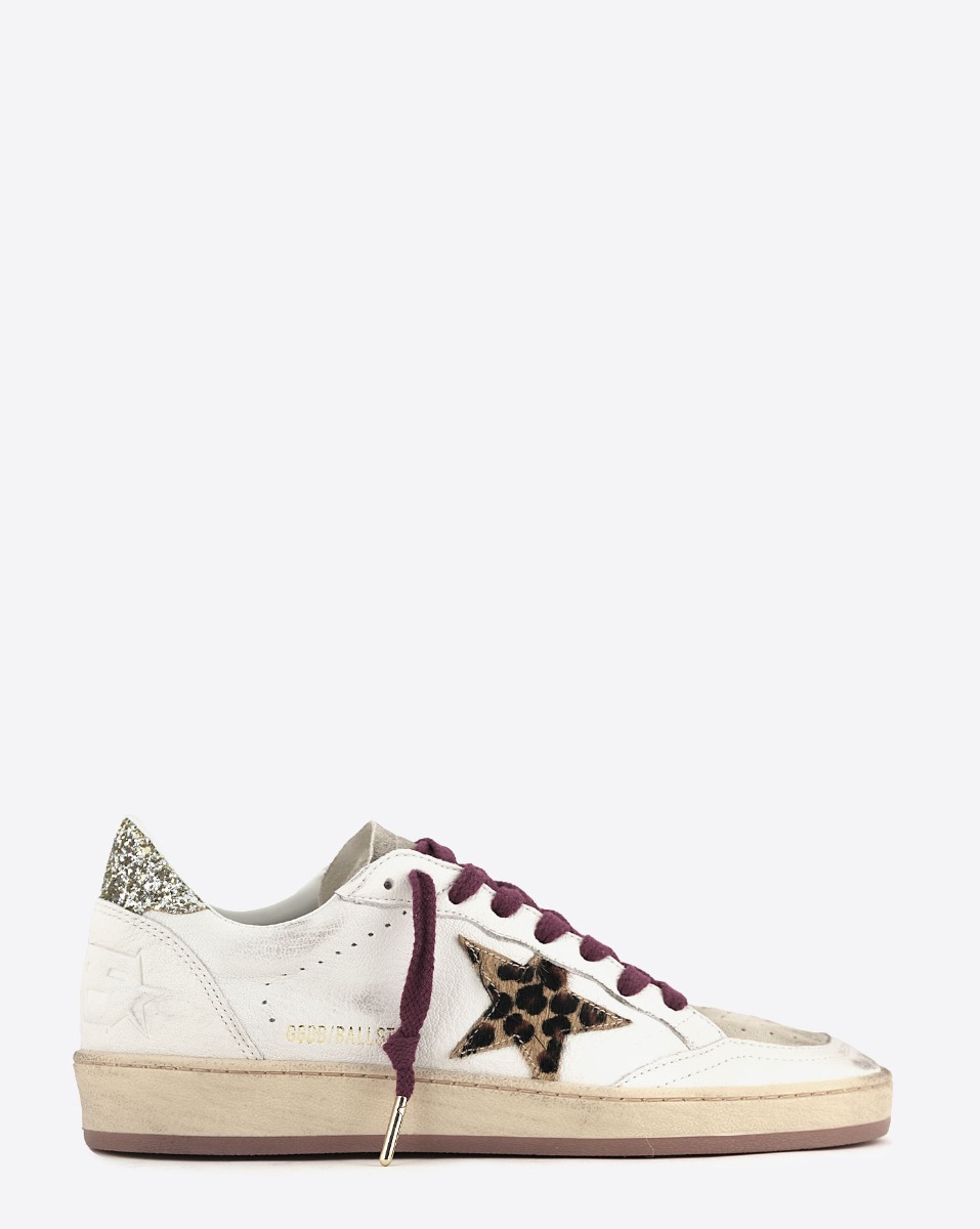Sneakers Ball Star Golden Goose léopard SS26 | La Grande Boutique