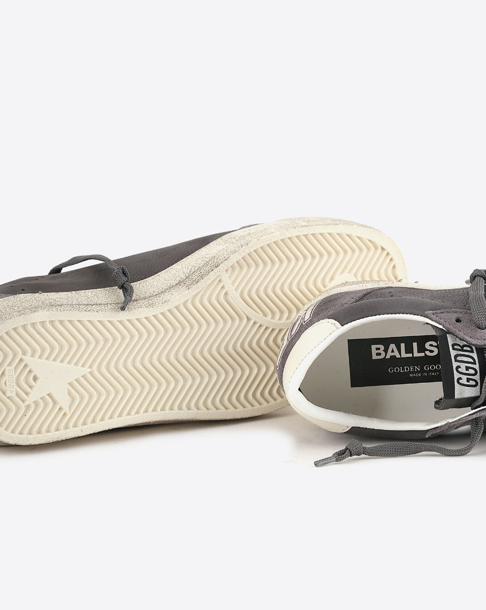 Sneakers Ball Star Golden Goose homme gris anthracite | La Grande Boutique
