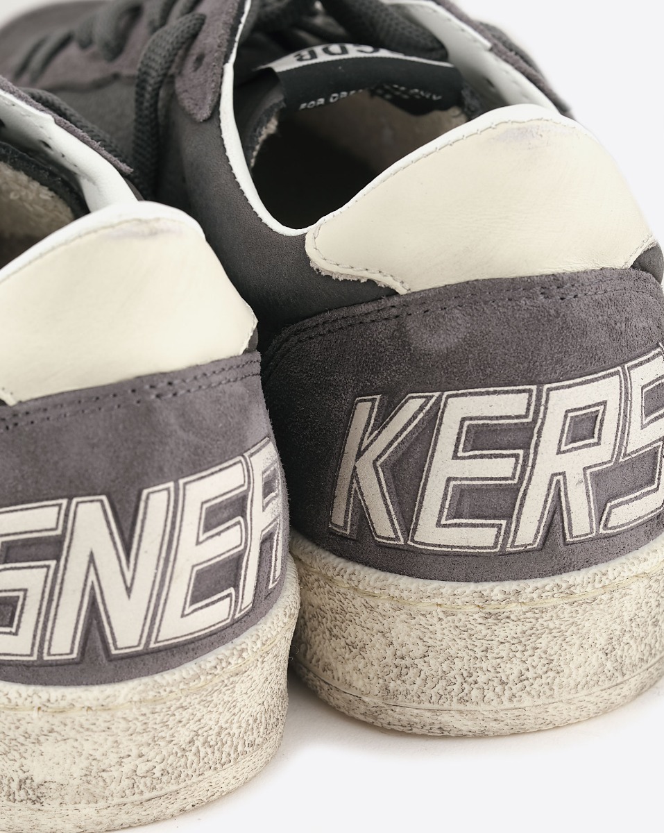 Sneakers Ball Star Golden Goose homme gris anthracite | La Grande Boutique