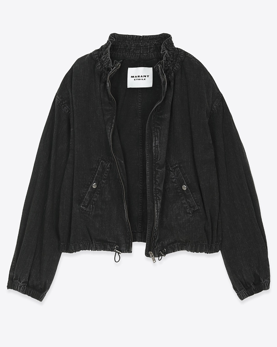 Plume Jacket Isabel Marant Étoile washed black | La Grande Boutique